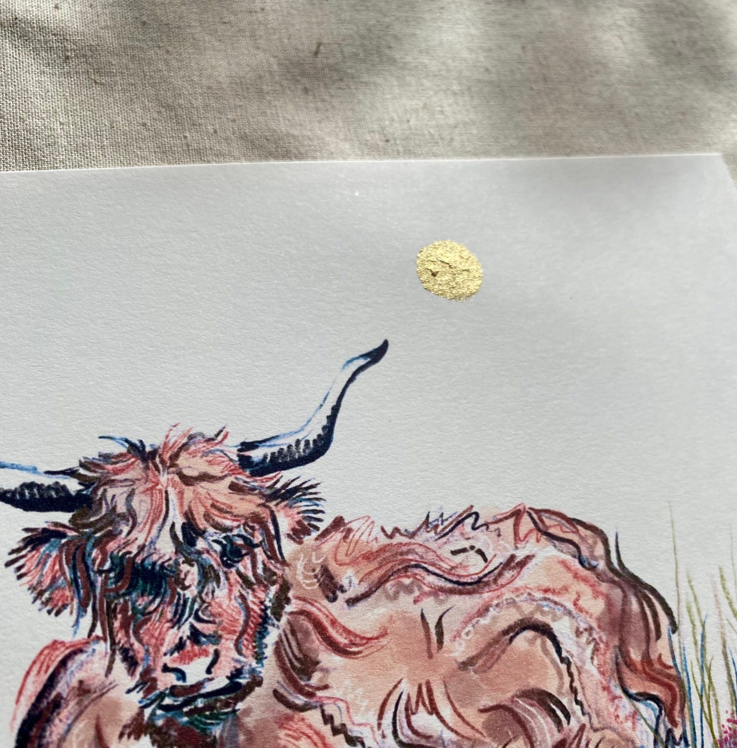 Moooooooo A5 print | The Red Door Gallery