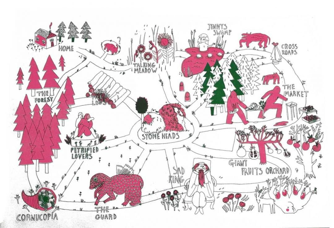 The Map Project by ECA Illustrators 2019 - The Red Door Gallery
