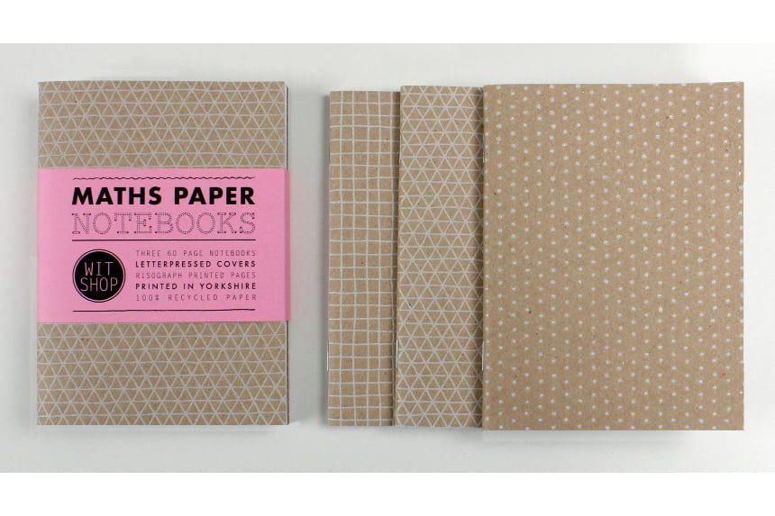 Maths Paper Notebooks | The Red Door Gallery